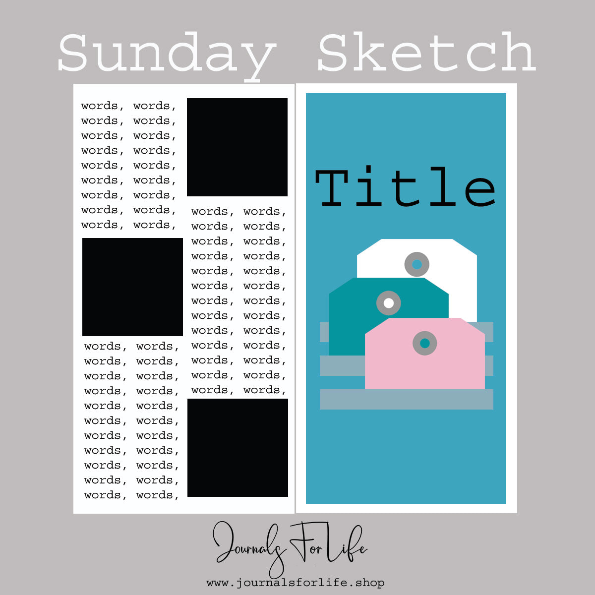 Sunday Sketch 3: Sweet Shop – Journals For Life