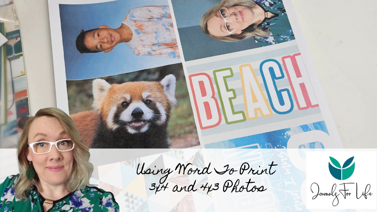 How to use Word to print 3x4, 4x3 photo collages and digital journalin ...